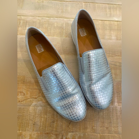 Fitflop | Shoes | Fitflop Braided Superskate Raffia Loafer Flat ...